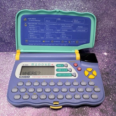 Vintage Casio JD-3500 Message Sender Diary Portable Planner TESTED ...