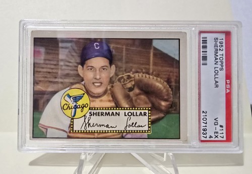 1952 Topps SHERMAN DOLLAR card #117 graded PSA 4 White Soxs | eBay