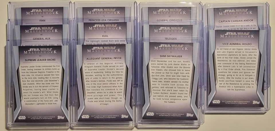 2021 STAR WARS MASTERWORK BASE CARDS - YOU PICK | eBay