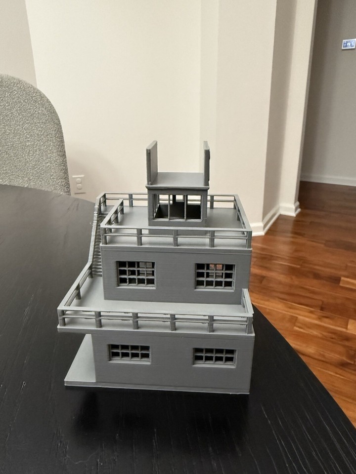 HO Scale Control Tower - 1:87 Gauge Signal Tower - Built And Ready - HO ...