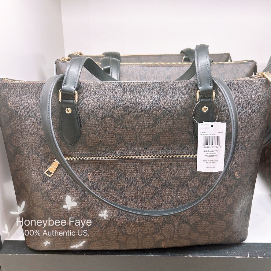 NWT Coach Gallery Tote Bag In Signature Canvas CW381/CV402 | eBay