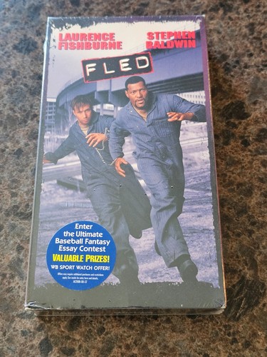 BRAND NEW Fled (VHS; 1996) Laurence Fishburne RARE Sealed OOP ...