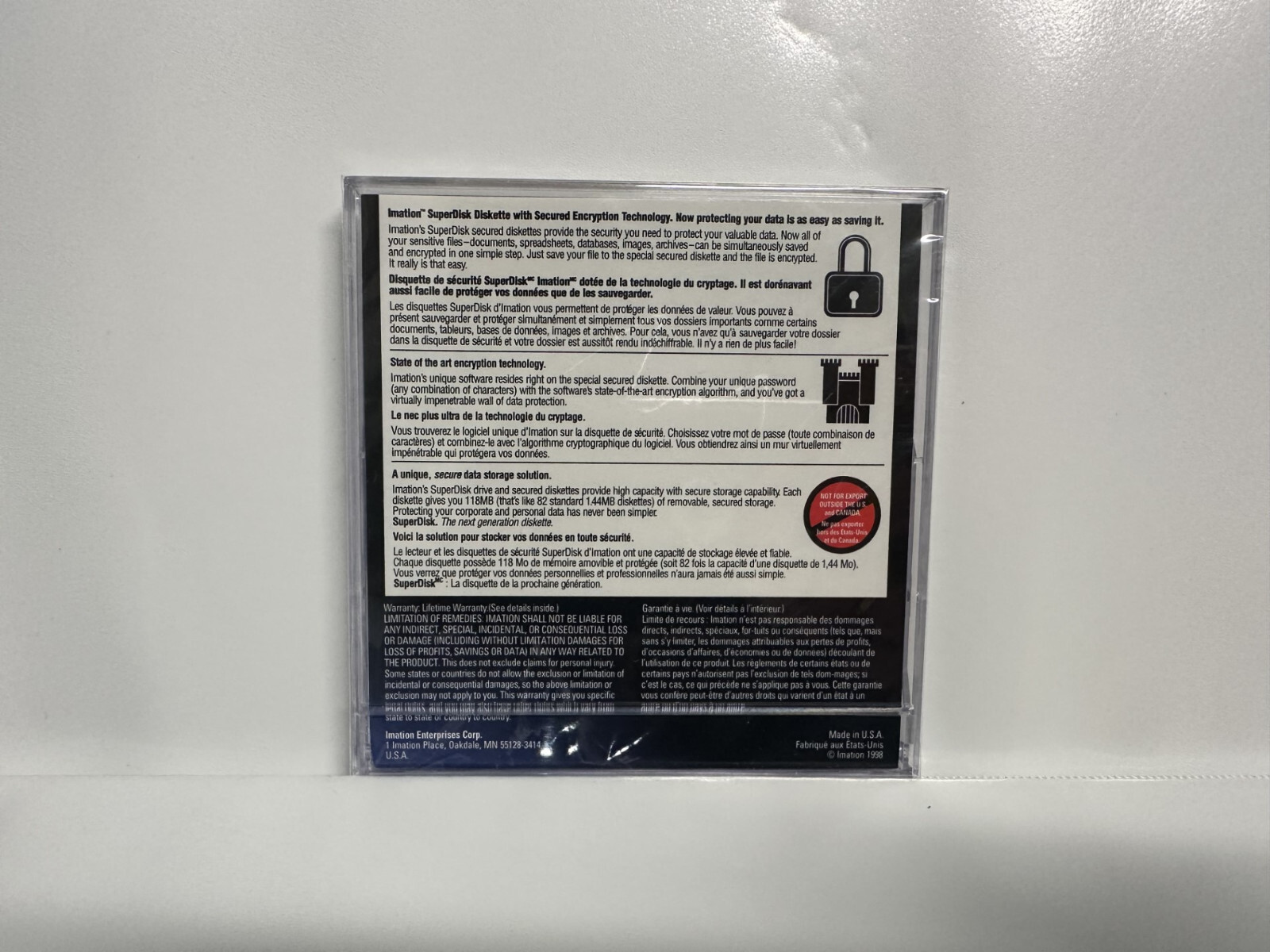 3m Innovation Imation BRAND Ls-120 SuperDisk 120mb Disk Media Disc for ...