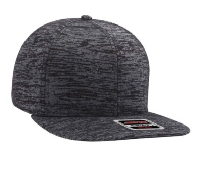 NEW OTTO DARK GRAY HEATHER CAP HAT 6 PANEL MID PROFILE SNAPBACK JERSEY ...