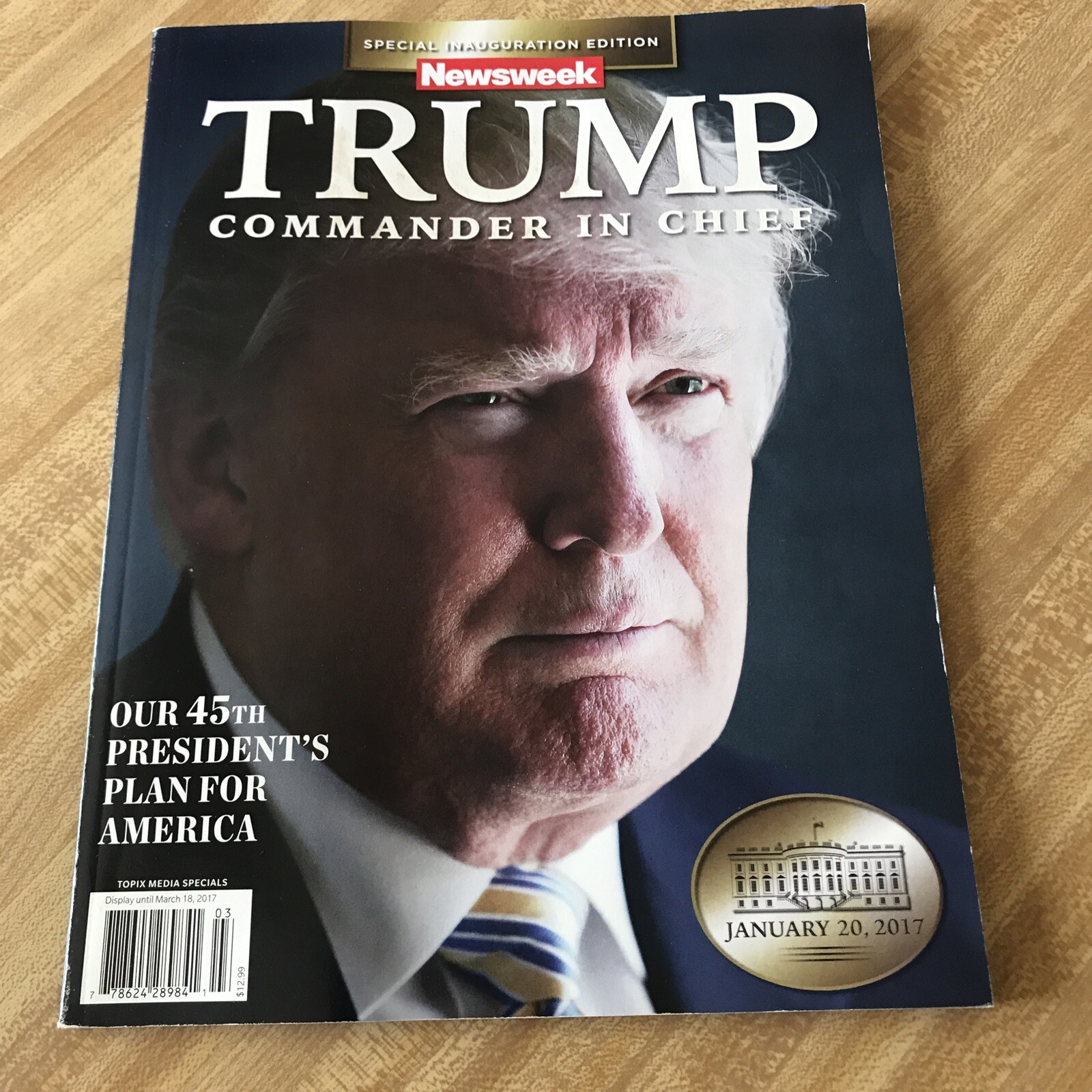 Newsweek Magazine DONALD TRUMP Commander In Chief 2017 Special ...