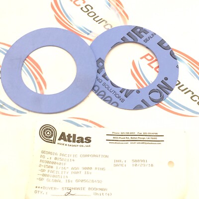 SEALING SOLUTIONS RG-9000-01F DURLON 9000 2-150# ASA 9000 RING GASKETS ...
