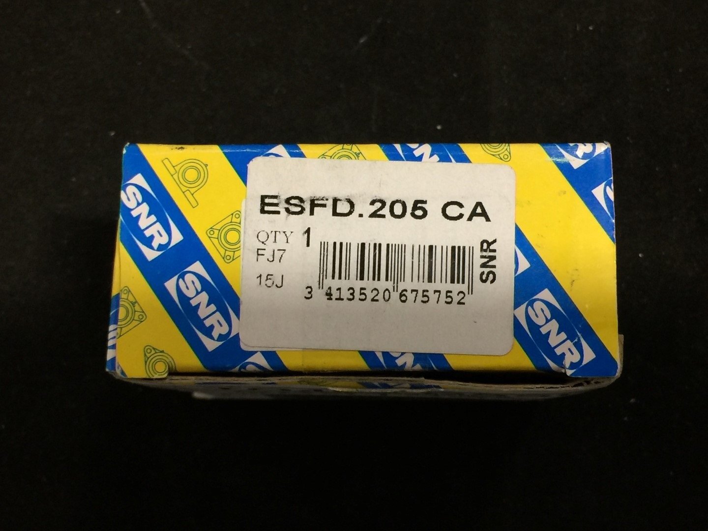 NEW SNR ESFD.205 FLANGED BEARING BORE 25MM | eBay