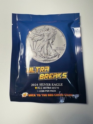 2024 $1 PCGS ULTRA BREAKS MS 70 SILVER EAGLE BACK TO THE 80'S SEALED ...