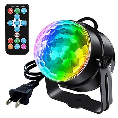 Party Disco Ball Psychedelic Lamp Light Projector Sound Activated (with ...