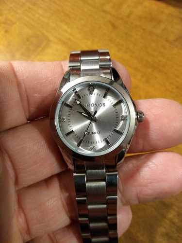 New Chronos Stainless Steel 1898 ladies watch, running w/new battery ...