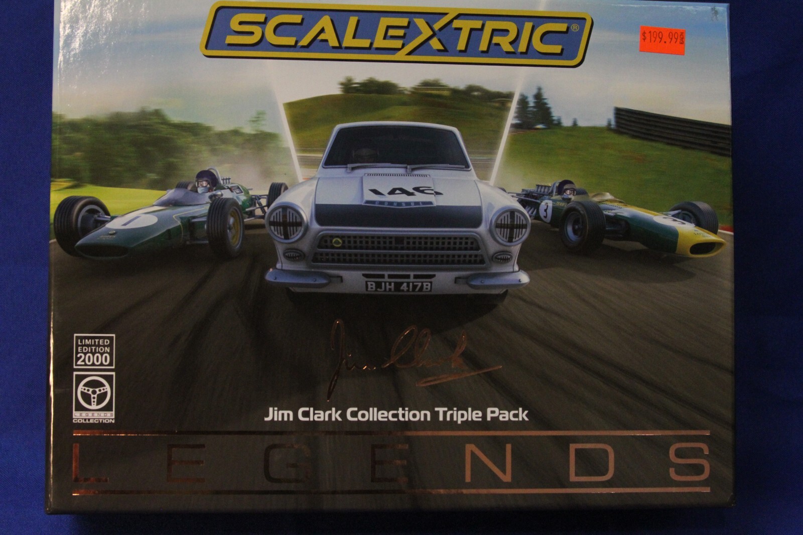 Scalextric The Legend of Jim Clark Triple Pack 1:32 Slot Car Set C4395A ...