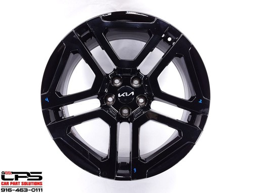 23-24 KIA Telluride 20x7-1/2 5 Double Spoke Gloss Black 52910S9840 | eBay