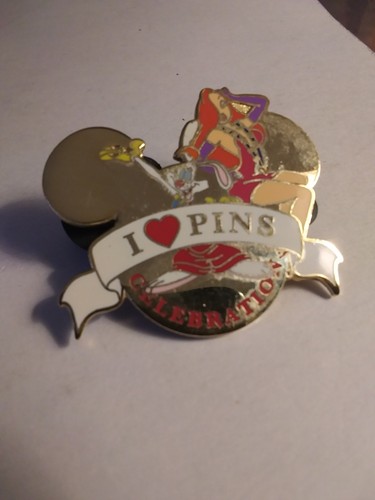 Disney pin I heart pins celebration 2006 Jessica and Roger Rabbit ...