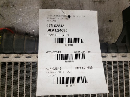 Radiator 2.0L Fits 2013 FORD FOCUS 1185144 | eBay