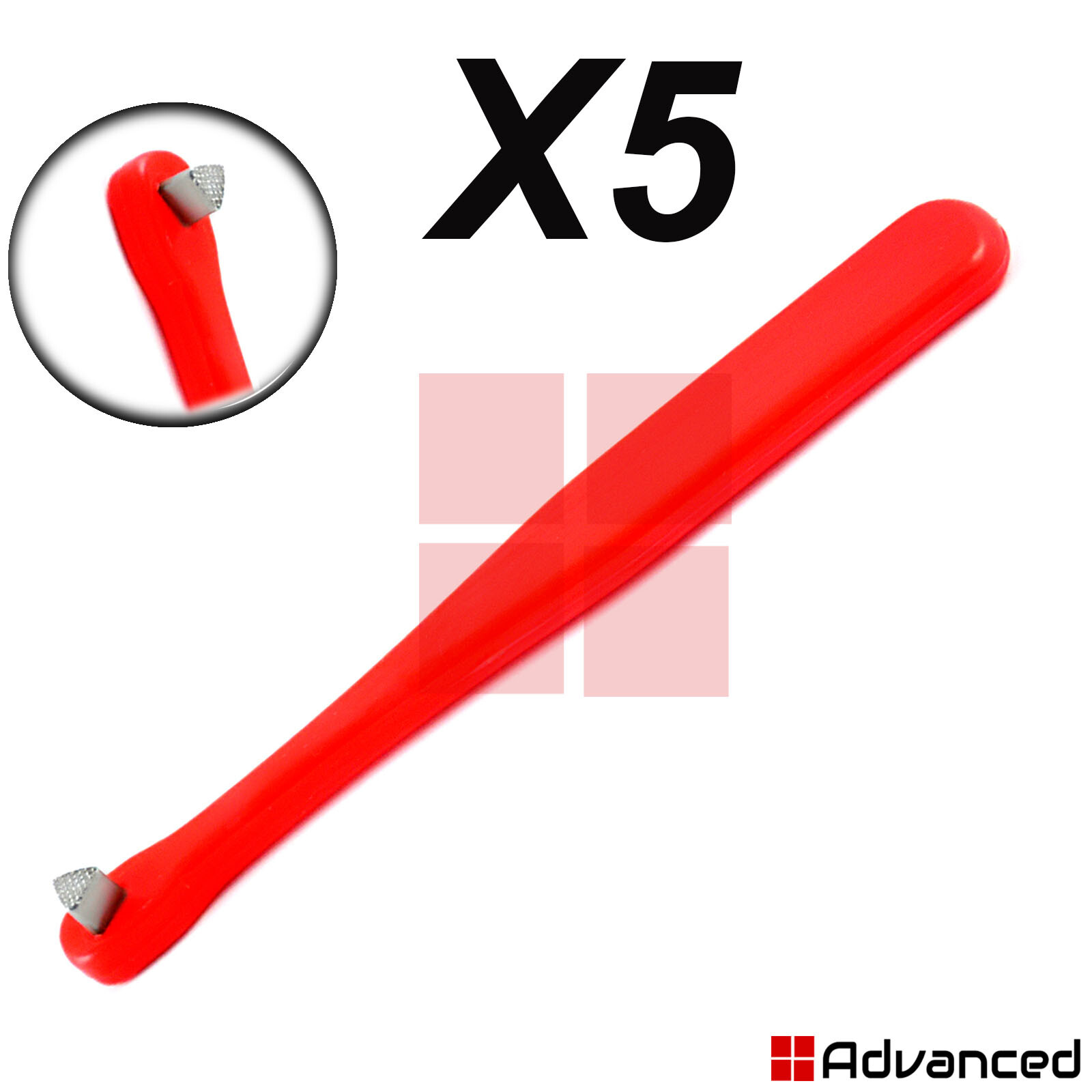 5Pcs Dental High Heat Bite Sticks Red Molar Band Pusher Seater ...