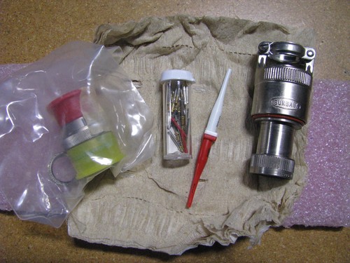 DEUTSCH / SUNBANK CONNECTOR W/BACKSHELL AFD56-14-19SN-2013 NSN 5935-01 ...