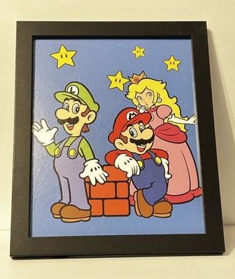 Super Mario Bros. Framed 9x11 Picture Mario / Luigi & Princess Peach ...