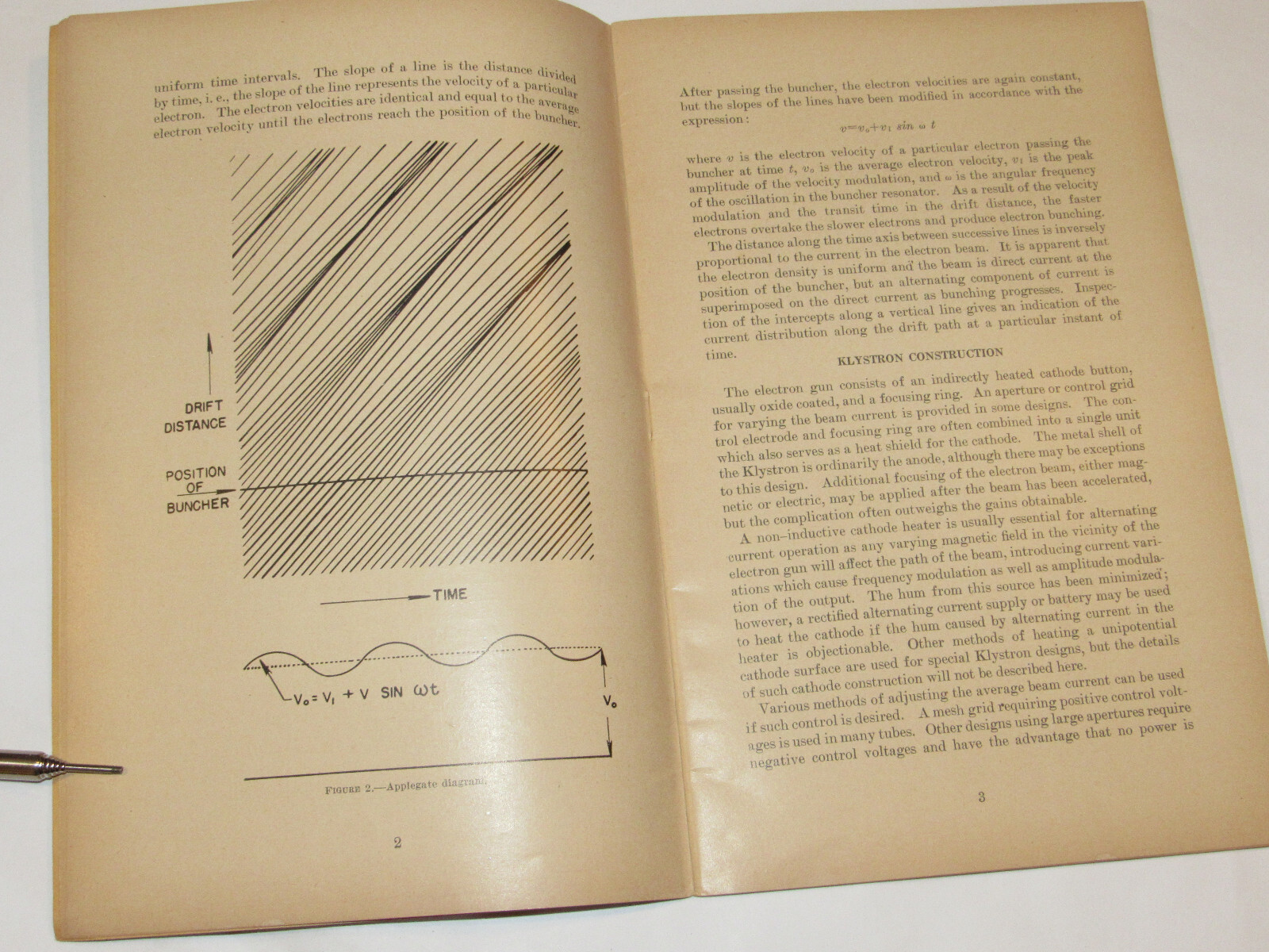 VTG 1944 WWII BOOK! 'THE KLYSTRON'! RESTRICTED NAVY DEPT! CONSTRUCTION ...