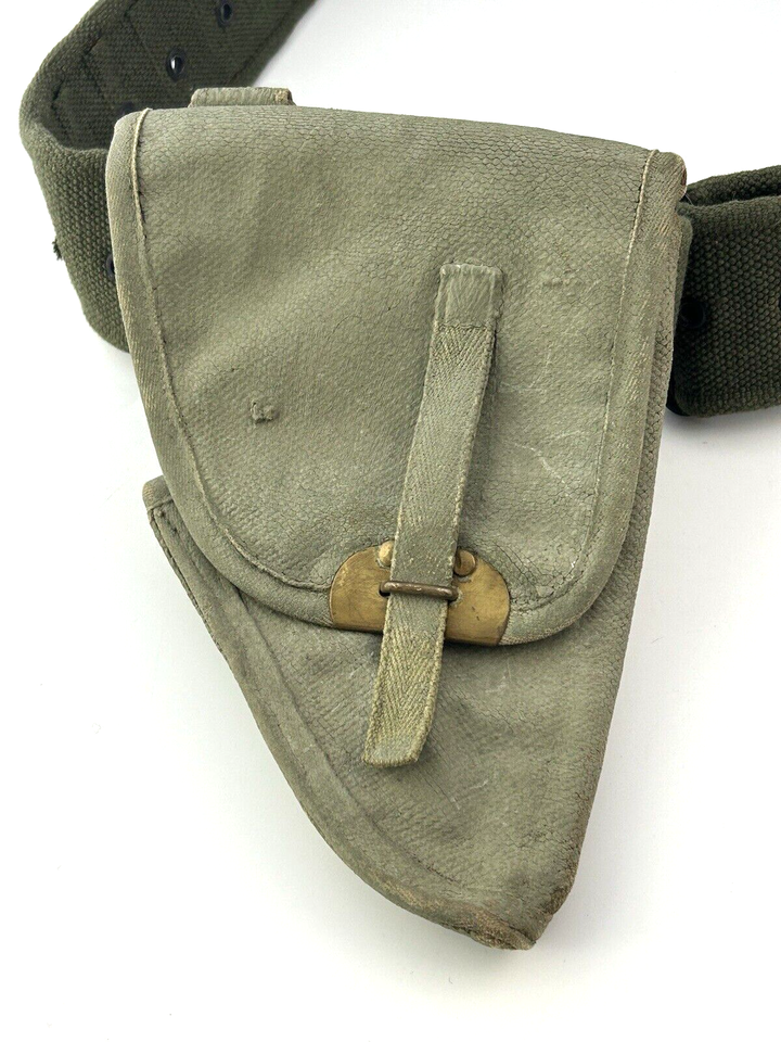 British army pistol holster 58 pattern webbing belt Post war rare ...