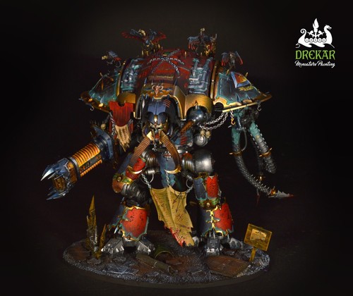 Knight Abominant Chaos Knights ** COMMISSION ** painting | eBay UK