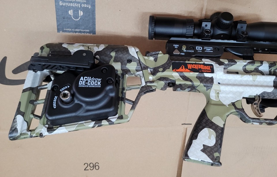 Wicked Ridge by TenPoint Fury 410 De-Cock - 410 FPS - with RangeMaster ...