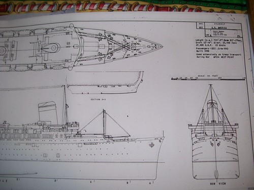 SS AMERICA liner ship model boat plans | eBay