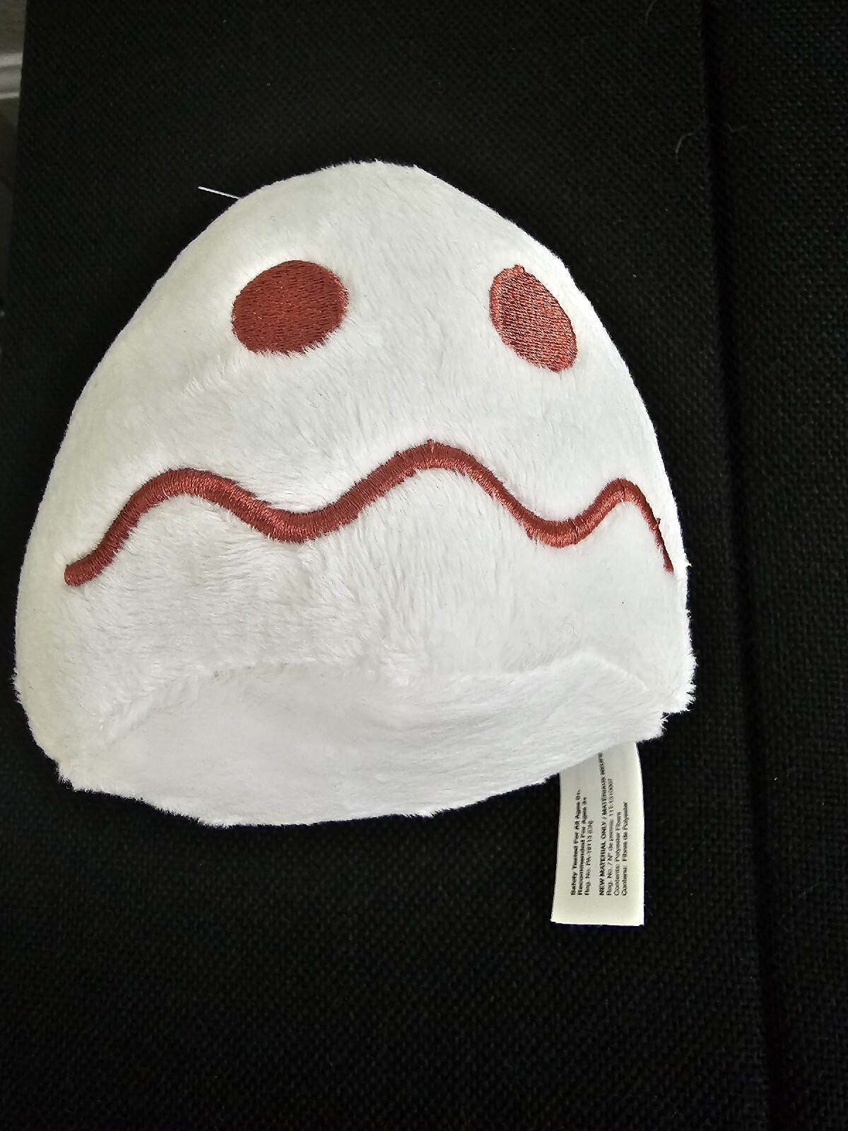 NEW Ms Pac-Man Pellet White Ghost Plush Toy Stuffed Doll Figure Pacman ...