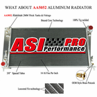 4 Row Aluminum Radiator For Ford 05-08 F-150/04-06 Expedition 4.6L 5.4L ...