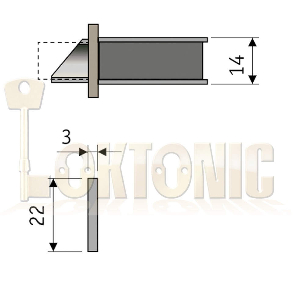 Enfield 30mm Backset Narrow Stile Shed Gate Garage Mortice Euro Sash ...