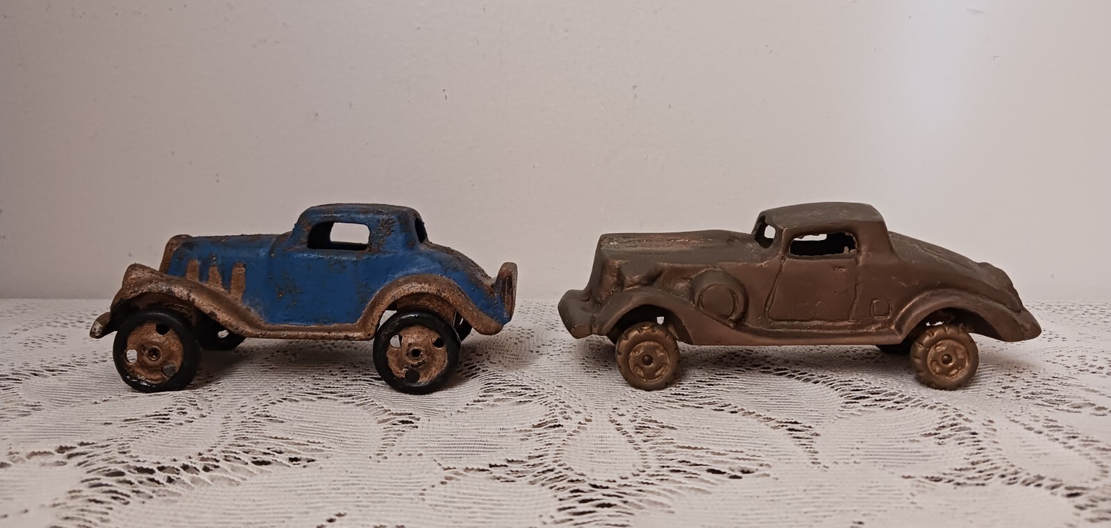 Vintage Cast Iron Toy Cars Lot of 2 - 1 JM #316 Iron Art Cars | eBay