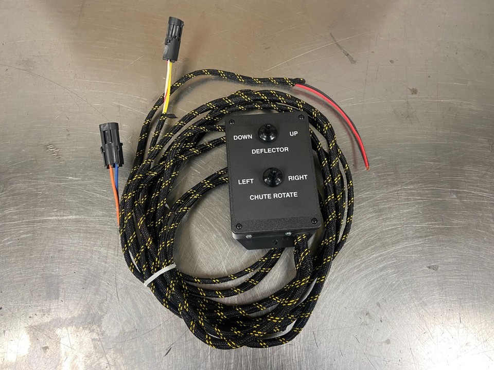New Woods Electric Chute Deflector & Wire Harness for 3-Point Snow ...