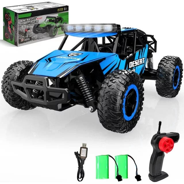 RACENT EXAC00719BB2 1/16 Desert King Remote Control Car, Blue | eBay