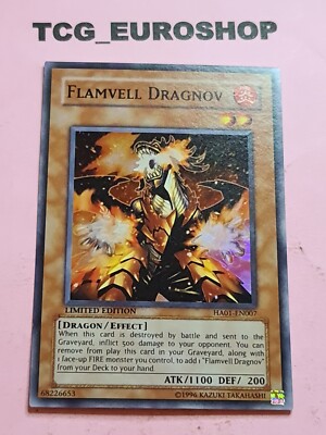FLAMVELL DRAGNOV YUGIOH HA01 2009 SPANISH SUPER RARE NM #2625 | eBay