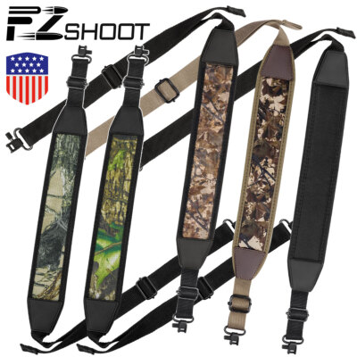 Camouflage Two Point Rifle Gun Sling With Swivels Hunting Shoulder ...