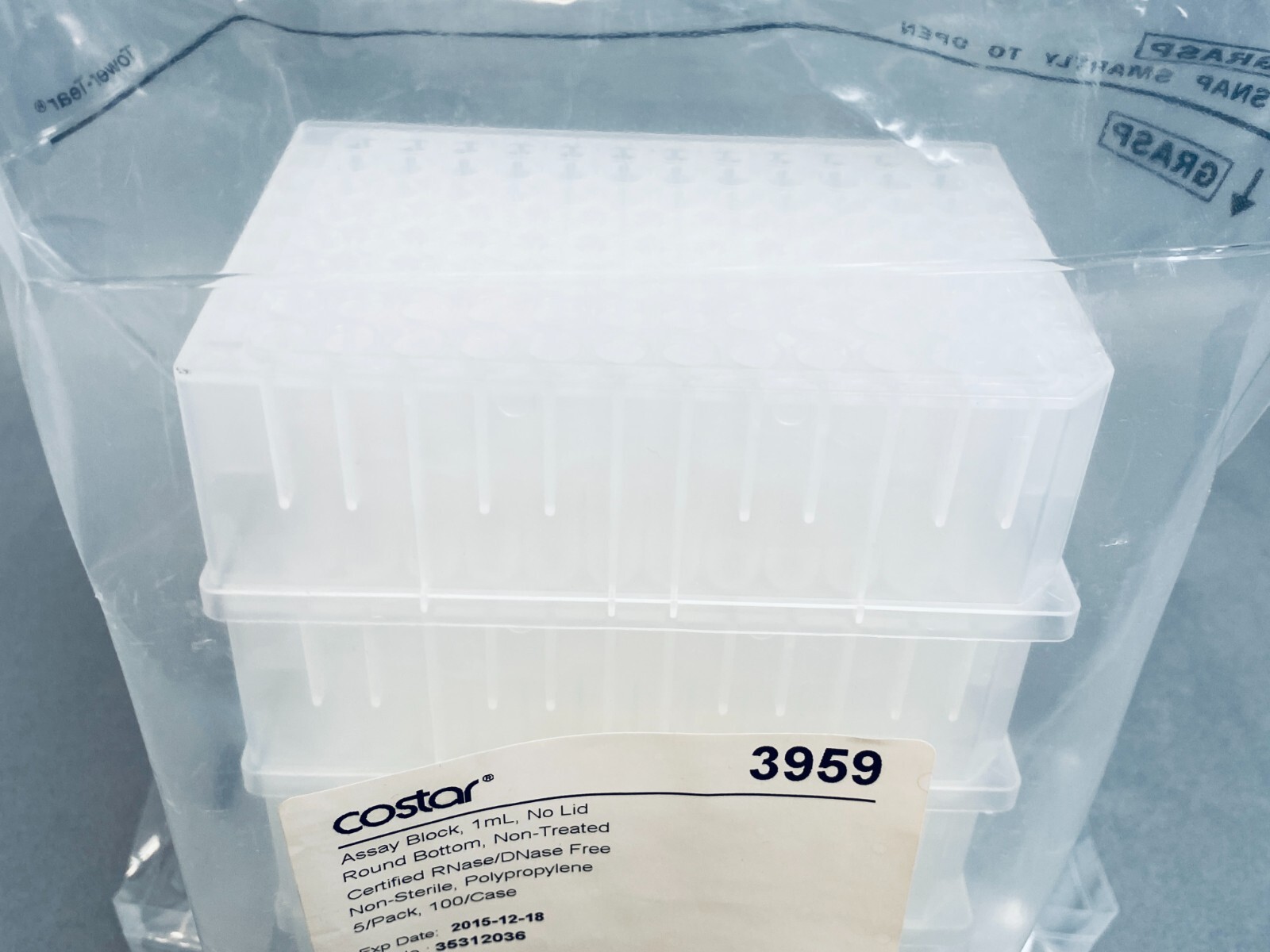 Corning Microplate 96 Well 1 ml Round Bottom Pack of 5 Plates | eBay