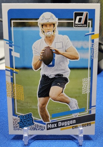 2023 Max Duggan Panini Donruss Rated Rookie #352 LA Chargers Football ...