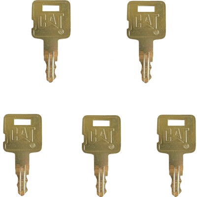 CAT 5 Caterpillar Keys Loader Skidder Paver Tractor Excavator Compactor ...