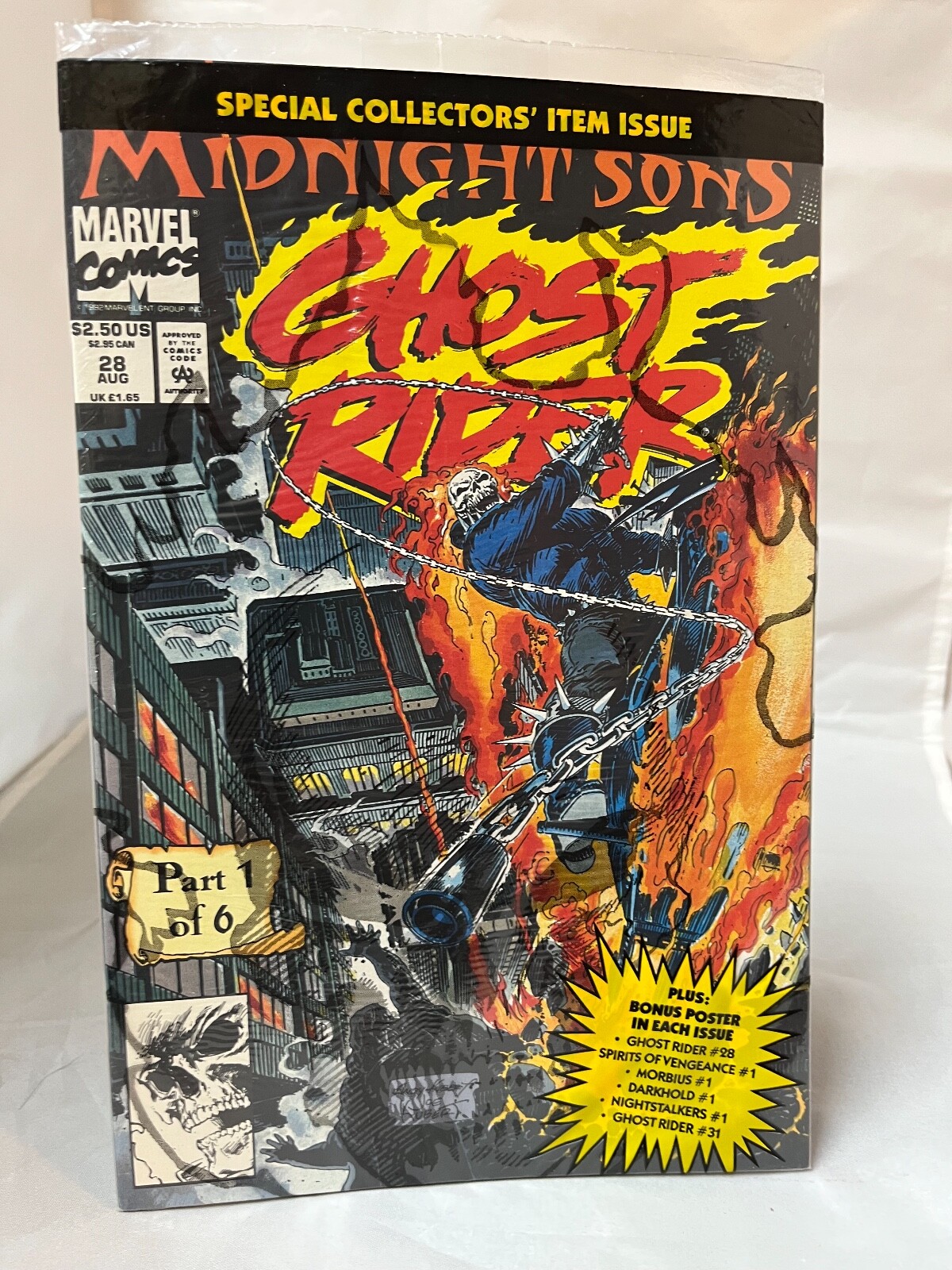 Ghost Rider #28 • KEY 1st Cameo Appearance Midnight Sons! 1st Lilith ...