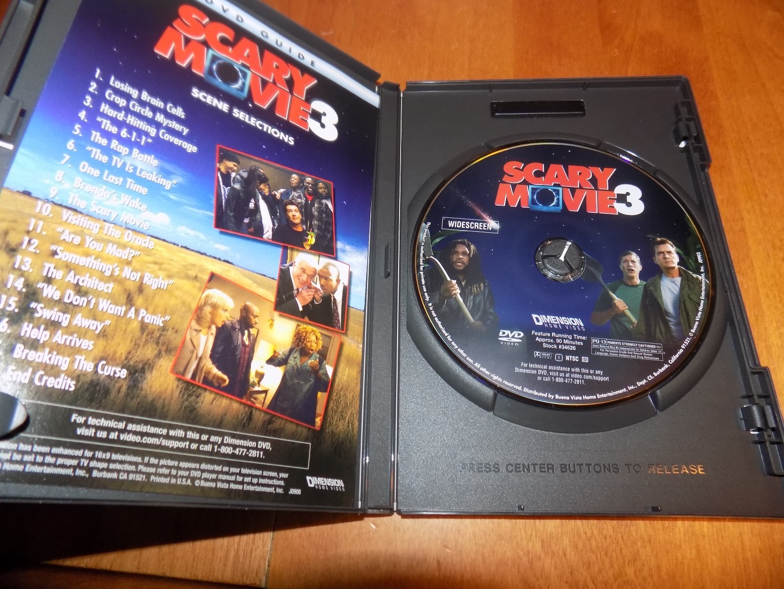 SCARY MOVIE 3 Widescreen Anna Faris Charile Sheen Leslie Nielsen Comedy ...