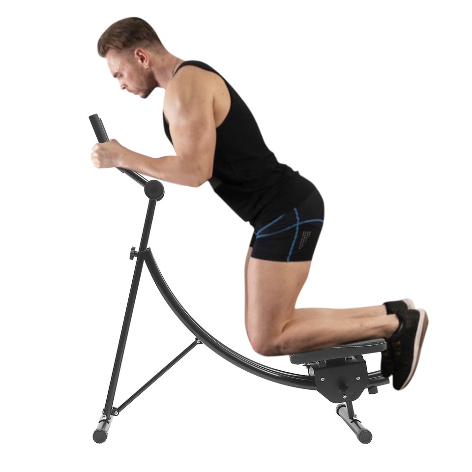 Ab Abdominal Workout Exercise Crunch Machine Foldable Sit Up Bench ...