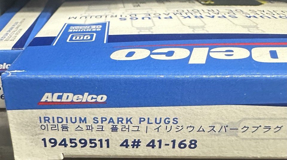 AC DELCO PART# 19459511 SPARK PLUGS | eBay