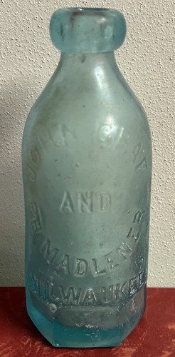 John Graf & Ph. Madlener Milwaukee, WI Wisconsin Hutch Blob Top Aqua ...