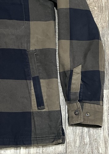 511 Tactical Jacket Men’s Small Brown Plaid Button Seth Shirt Shacket ...