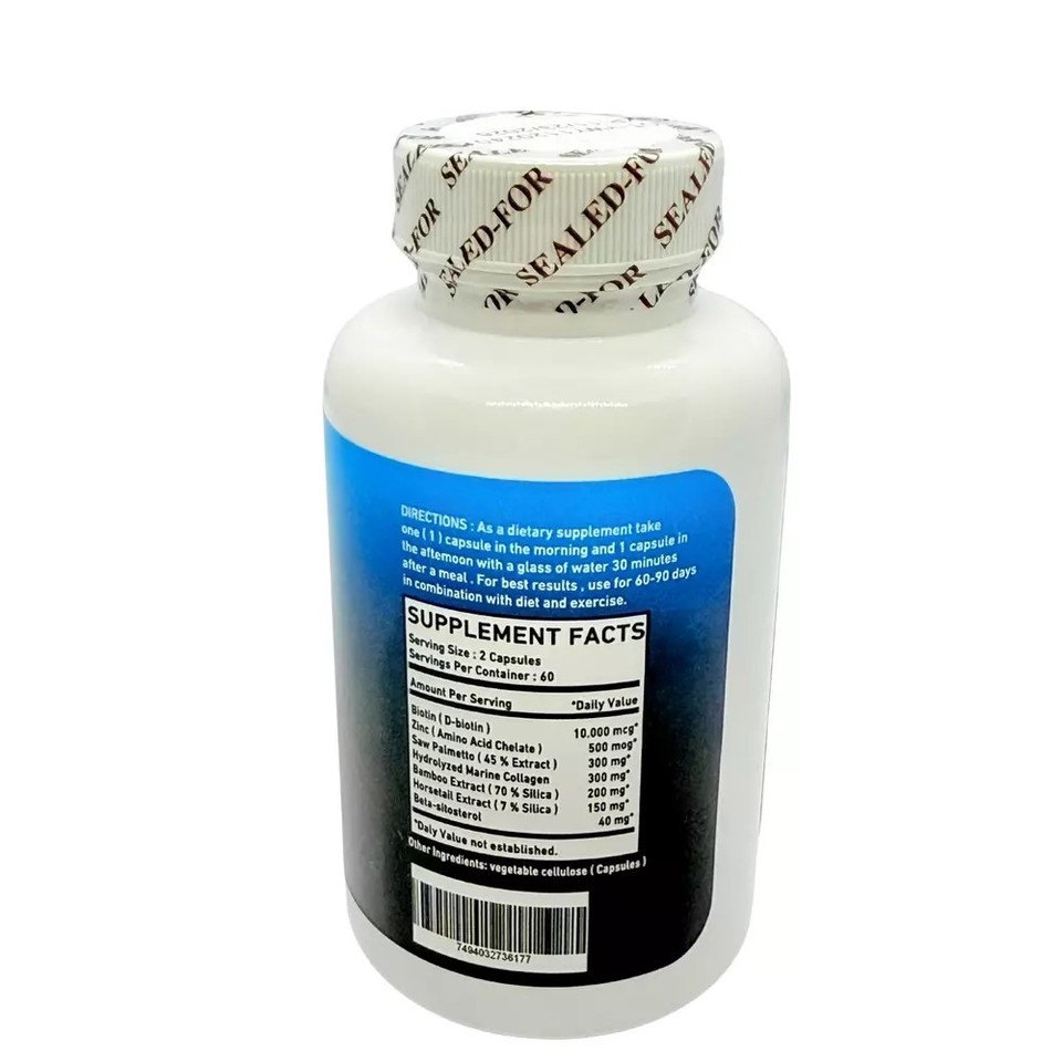 3 X Mino 1000mg Hair Treatment Regrowth 120 Tabs Extra Strength Men ...
