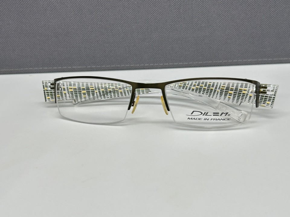 Dilem Eyeglasses Frames men woman Green Olive Large Interchangeable ...