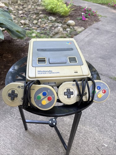 Nintendo SNES SFC Super Famicom Console + 2 Controllers Tested, Japan ...