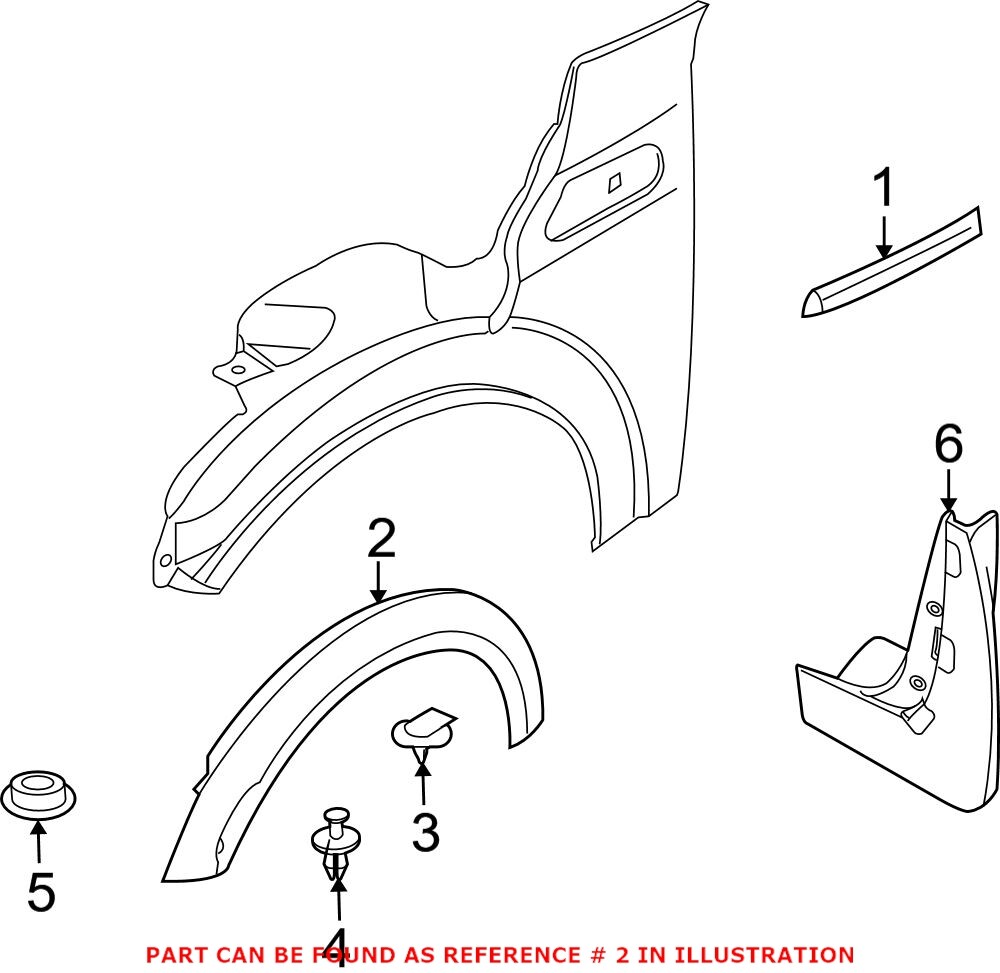 Wheel Arch Molding Genuine For Mini 51777343341 | eBay