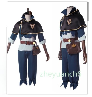 Cosplay Anime Black Clover Asta Cosplay Costume Cape Outfit Halloween ...