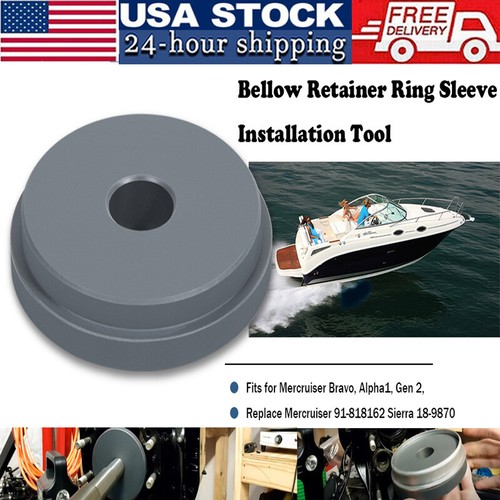 Bellow Retainer Ring Sleeve Installation Tool Fits for Mercruiser Bravo ...