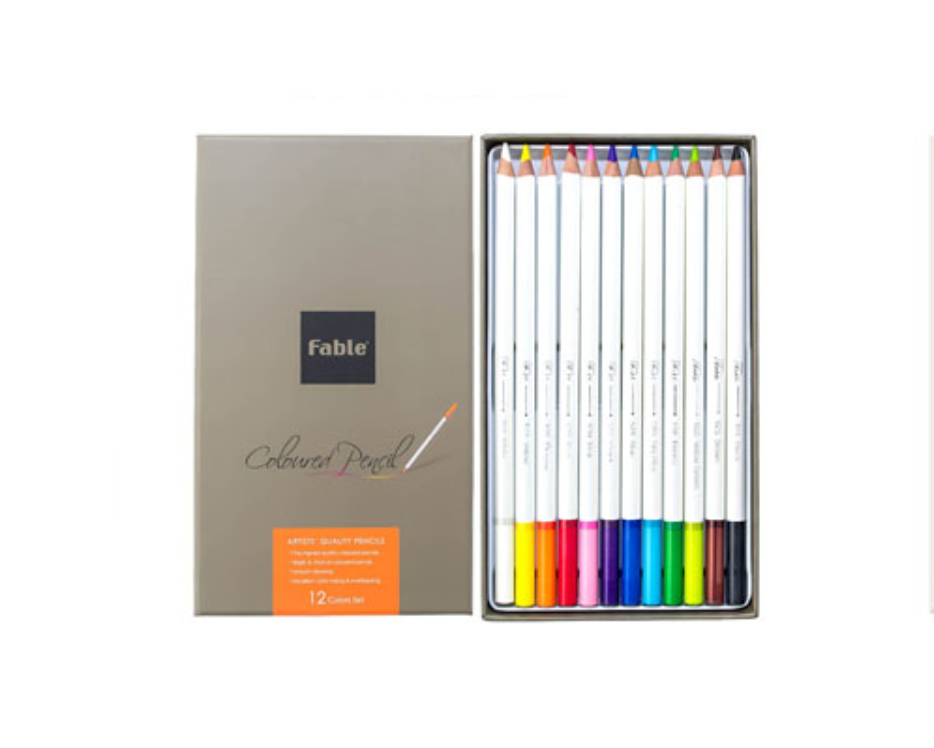 DONG-A Fable Oil Colored Pencils 12/24/36 Color Set Choose Type | eBay